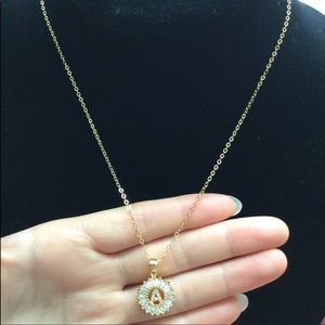 Jewelry | New 18k Gold A Cz Diamond Chain For Women | Poshmark